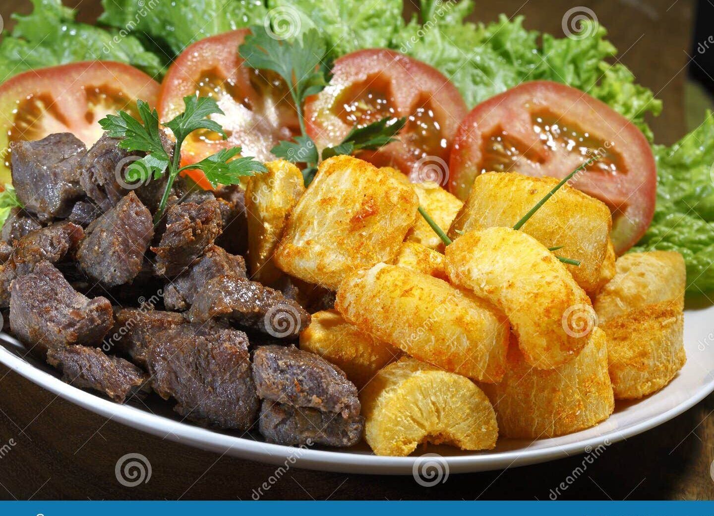 Prepara una deliciosa carne asada con yuca y ensalada: sabores ...