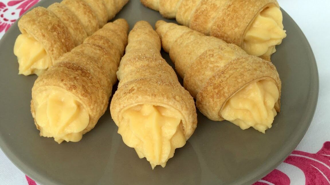 Cómo hacer cucuruchos de hojaldre sin molde | Receta fácil y rápida